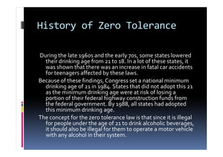 Final copy zero tolerance [read only] | PDF