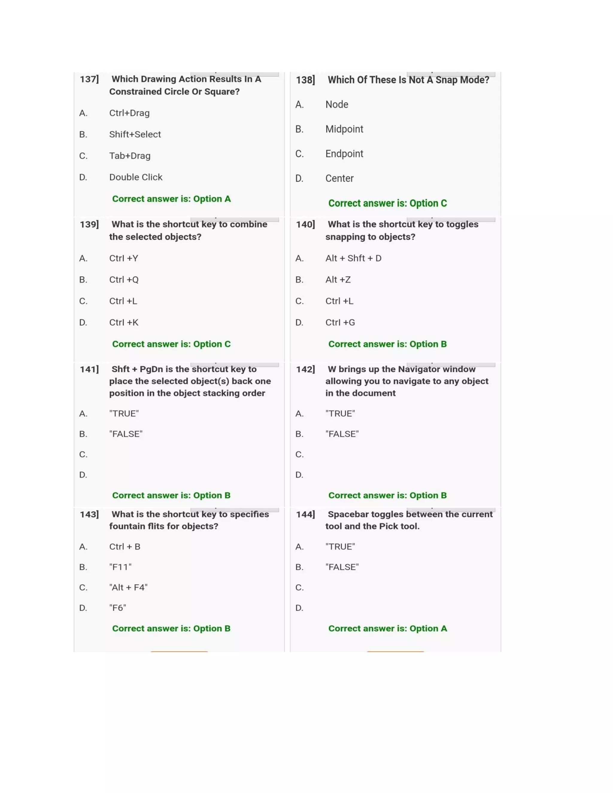 coreldraw question and answer (Disha institute) | PDF