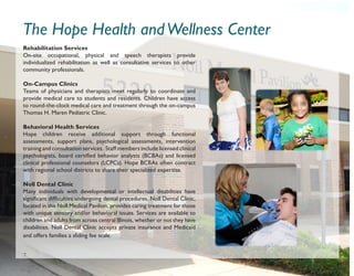 The Hope Institute for Children and Families Brochure | PDF