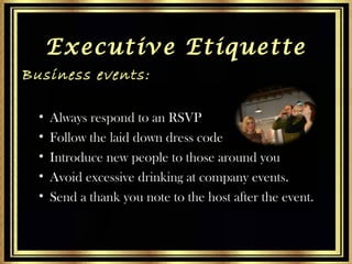 Presentation on Corporate Etiquette | PPT