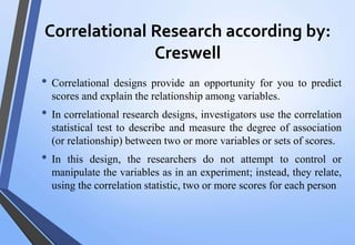 Final corraletional research ppts | PPT