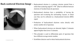 Scanning electron microscope(SEM) | PPTX