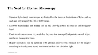 Scanning electron microscope(SEM) | PPTX