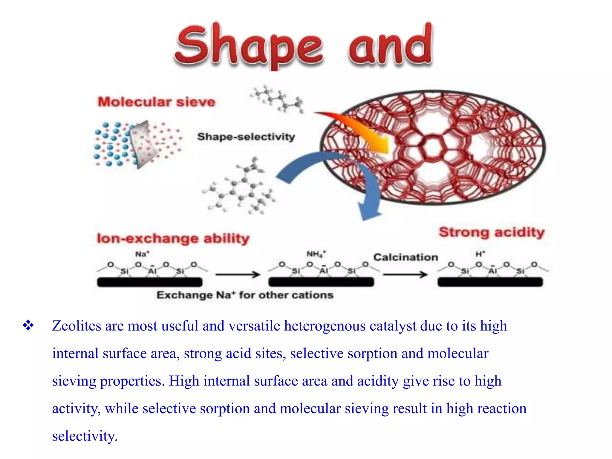 zeolites and their applications | PPTX