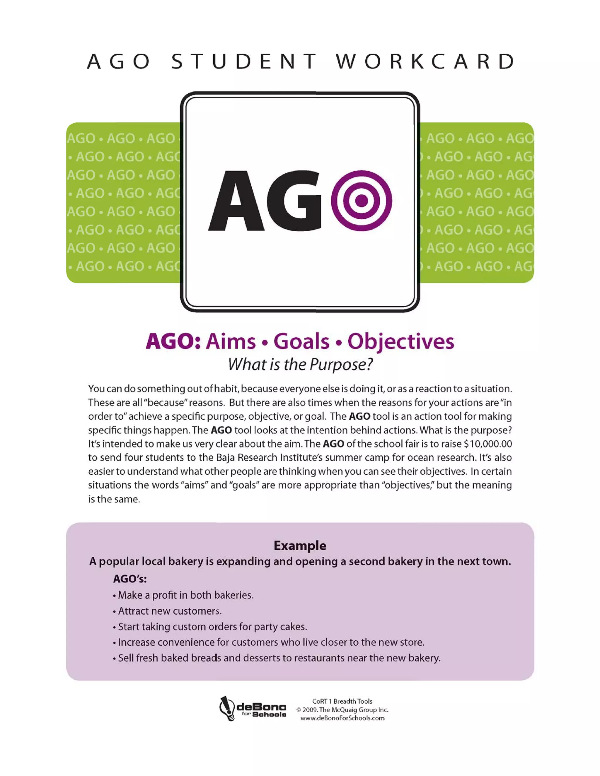 CoRT 1 Breadth Thinking Tools Workbook | PDF