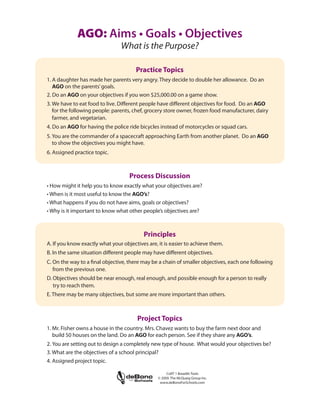 CoRT 1 Breadth Thinking Tools Workbook | PDF