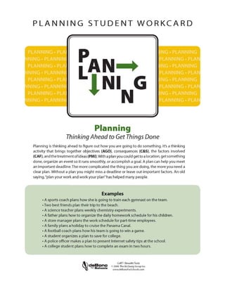 CoRT 1 Breadth Thinking Tools Workbook | PDF