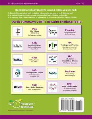 CoRT 1 Breadth Thinking Tools Workbook | PDF
