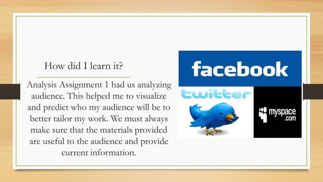 Final Course Reflection - ENC3250 | PPTX