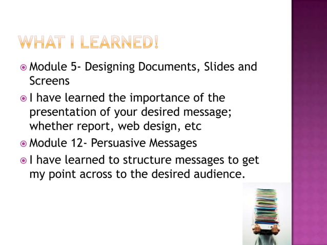 Final Course Reflection | PPTX