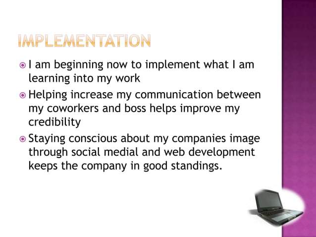 Final Course Reflection | PPTX