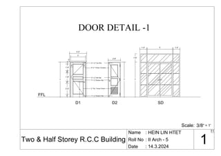 archtecture autocad set (north dagon) from ytu .pdf