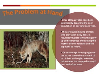 Final coyotes ppt | PPT