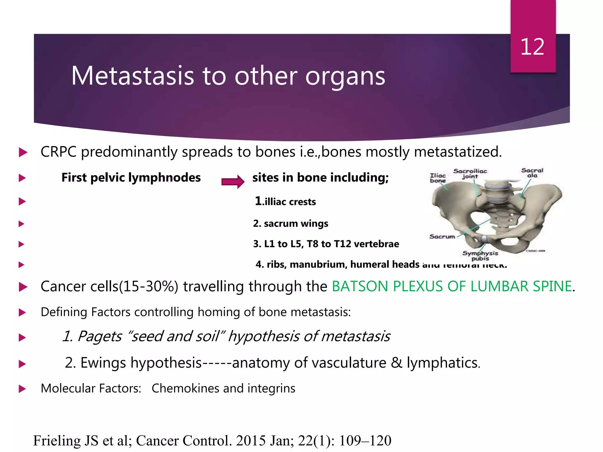 Metastatic Castration Resistant Prostate Cancer(mCRPC) | PPTX