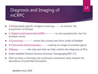 Metastatic Castration Resistant Prostate Cancer(mCRPC) | PPT
