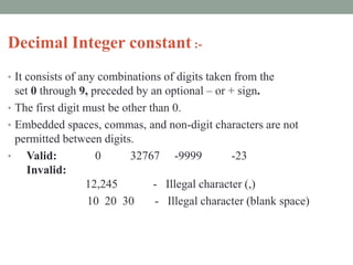 FUNDAMENTAL OF C | PPTX