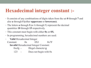 FUNDAMENTAL OF C | PPT