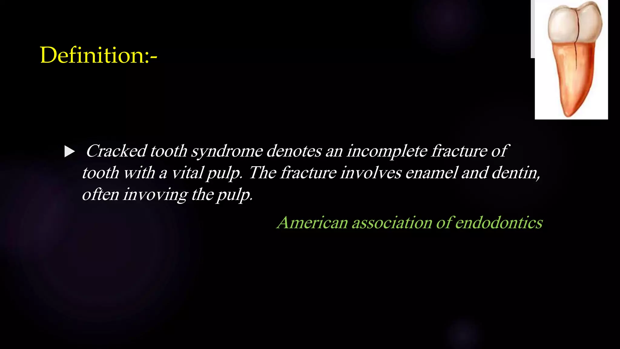 Cracks in Endodontics | PPTX