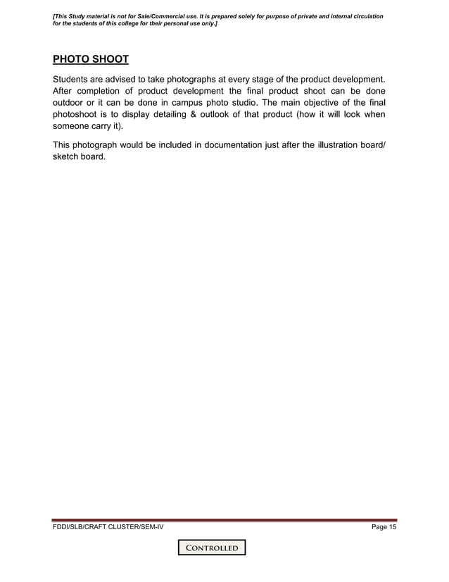 craft cluster study material | PDF