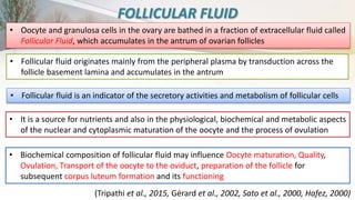 FOLLICULAR FLUID FACTORS IN OVULATION- DR.NITISH KULKARNI | PPTX