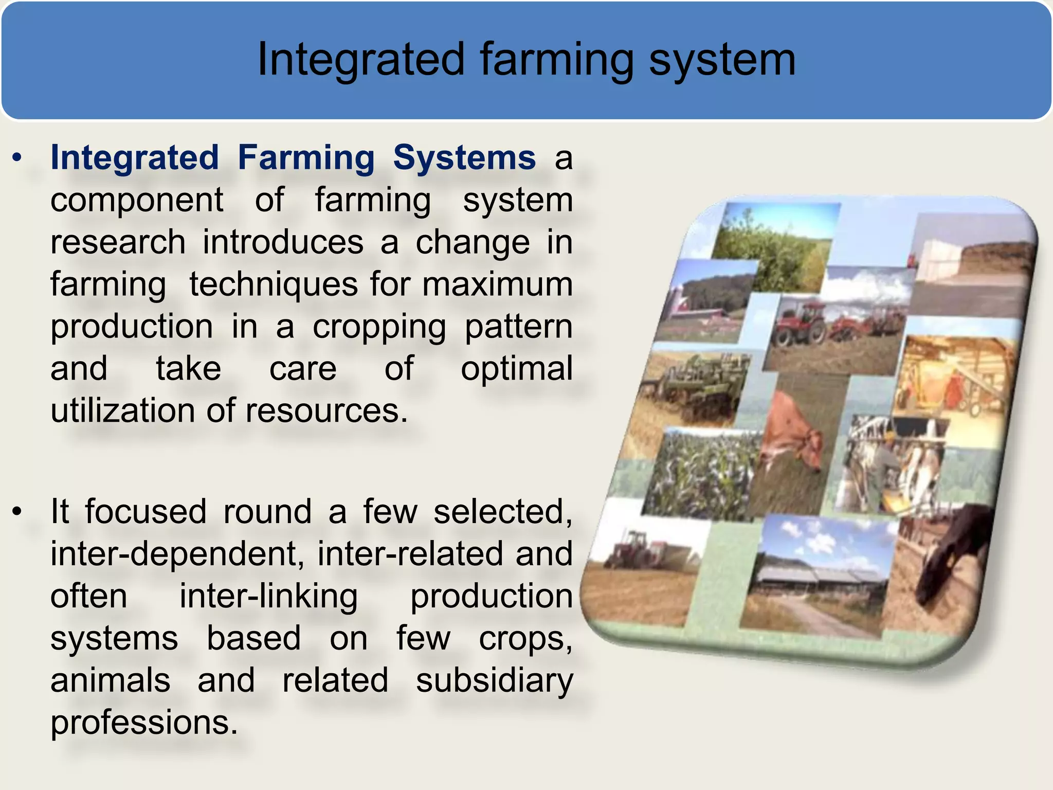Farming System Approach | PPTX