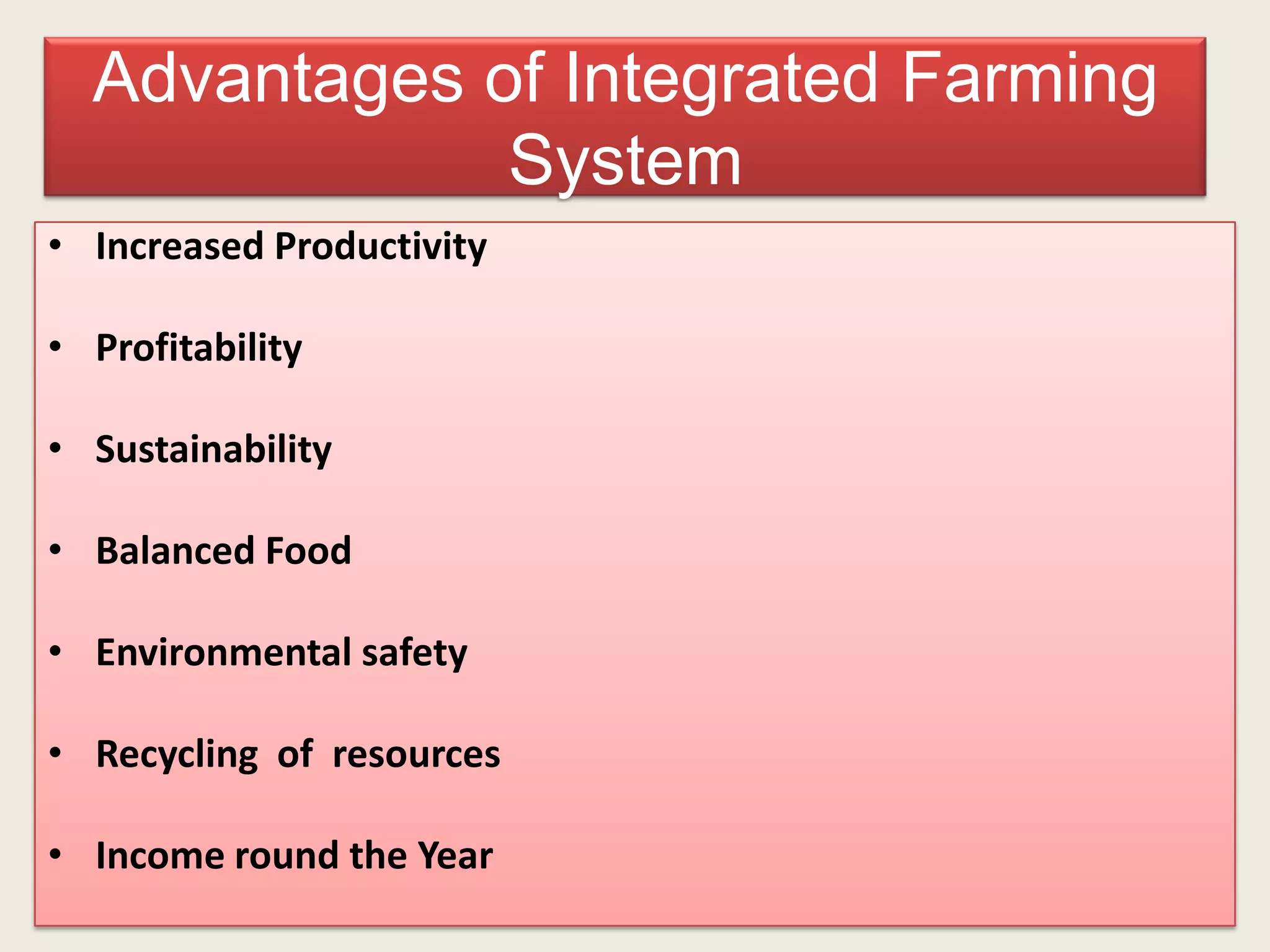 Farming System Approach | PPTX