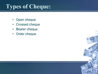 Final crossing of cheques.... | PPTX