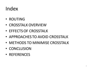 minimisation of crosstalk in VLSI routing | PDF