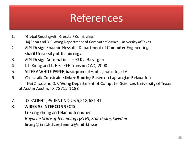 Minimisation Of Crosstalk In Vlsi Routing Pdf Computer Networking
