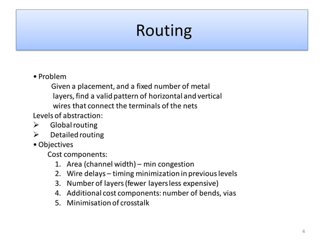Minimisation Of Crosstalk In Vlsi Routing Pdf Computer Networking
