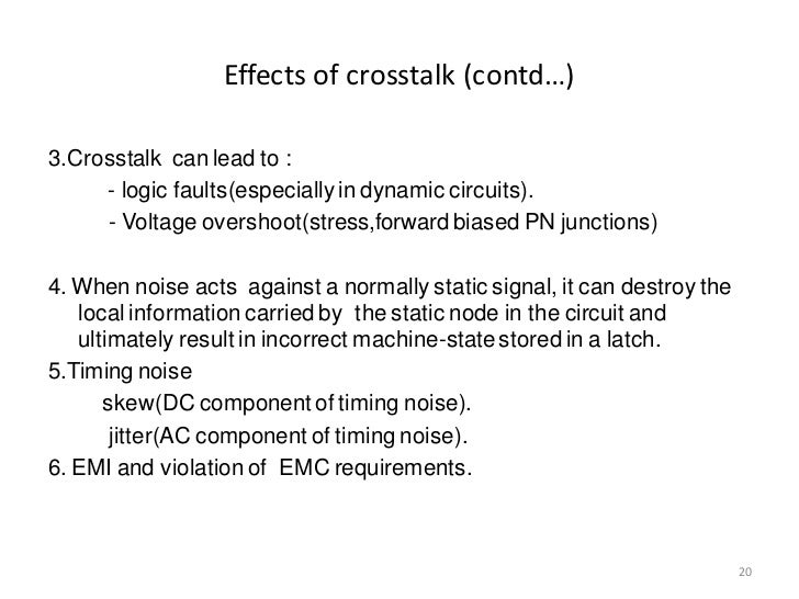 Minimisation Of Crosstalk In Vlsi Routing