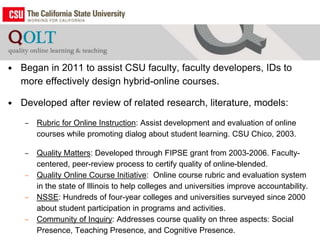 CSU Course Redesign with Technology, October 2014 | PPT