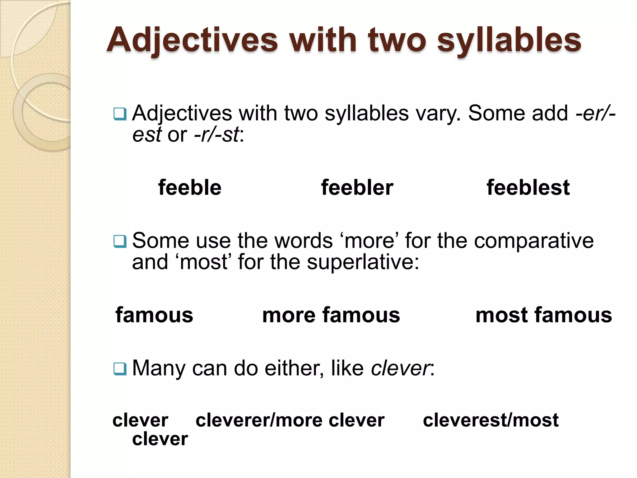 Comparative and Superlative Degrees of Adjective | PPTX