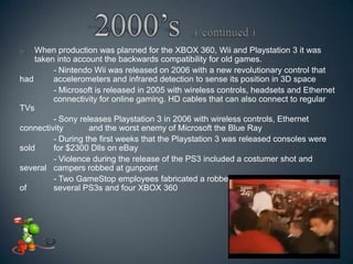 The History of Game Consoles | PPTX