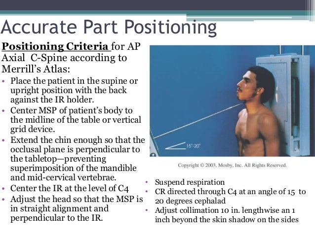 Image Evaluation: AP Axial C-Spine