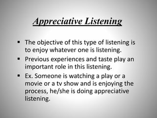 LISTENING ABILITY GTU COMMUNICATION SKILLS (2110002) | PPTX