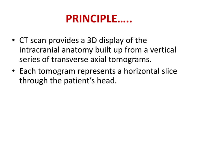 BASICS of CT Head | PPTX