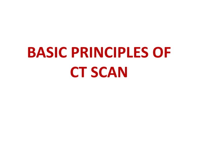 BASICS of CT Head | PPTX