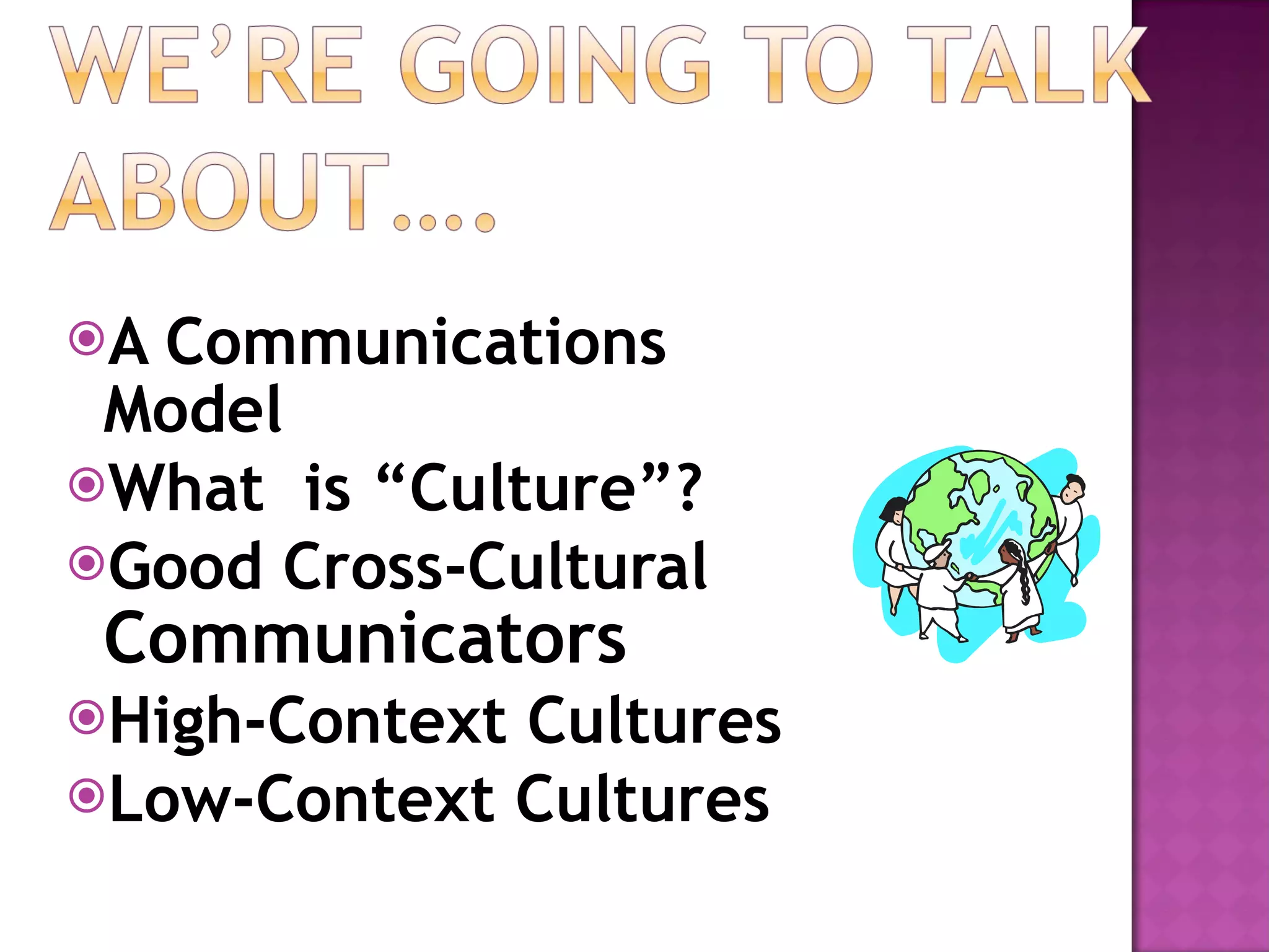cross cultural communication | PPT