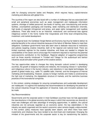 CRNM - Cultural Industries Report - The Cultural Industries in CARICOM ...