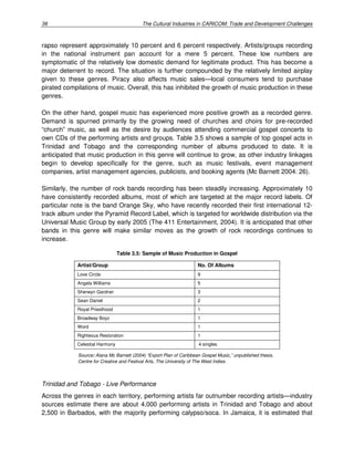 CRNM - Cultural Industries Report - The Cultural Industries in CARICOM ...