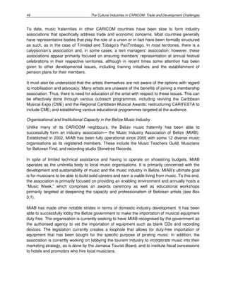 CRNM - Cultural Industries Report - The Cultural Industries in CARICOM ...