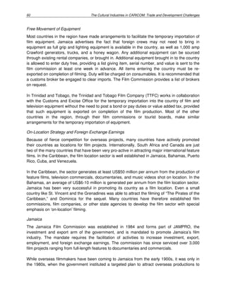 CRNM - Cultural Industries Report - The Cultural Industries in CARICOM ...