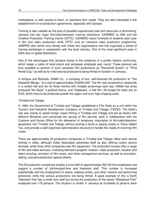 CRNM - Cultural Industries Report - The Cultural Industries in CARICOM ...