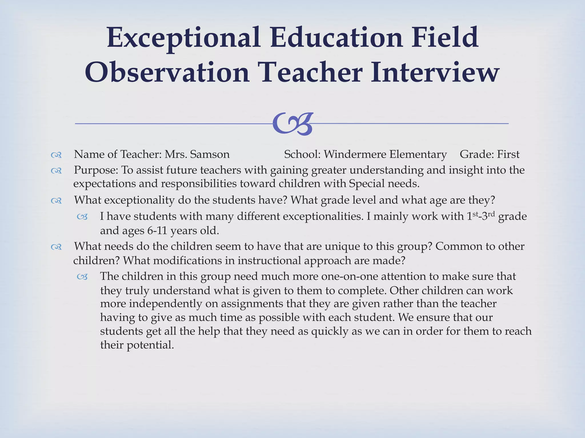 Field Observations Powerpoint | PDF