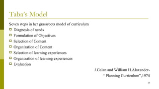 Curriculum Development | PPT