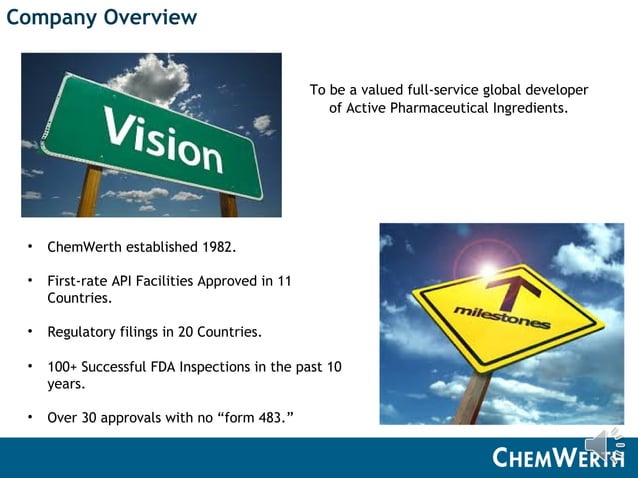 Chemwerth - A Generic API Supply Company | PPT | Manufacturing Industry ...