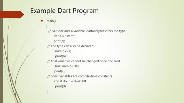 Dart ppt | PPTX