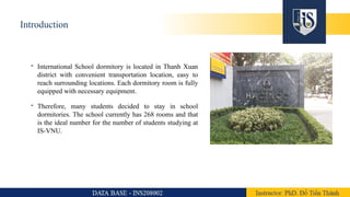 FInal: Is-vnu dormitory management system | PPTX