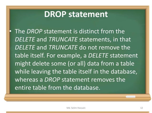 Data Definition and Data Manipulation Language-DDL & DML | PPTX